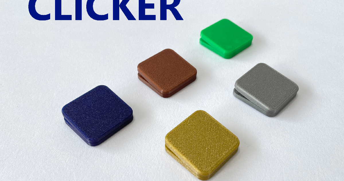 Magnetic Fidget Clicker by mirabatek | Download free STL model ...
