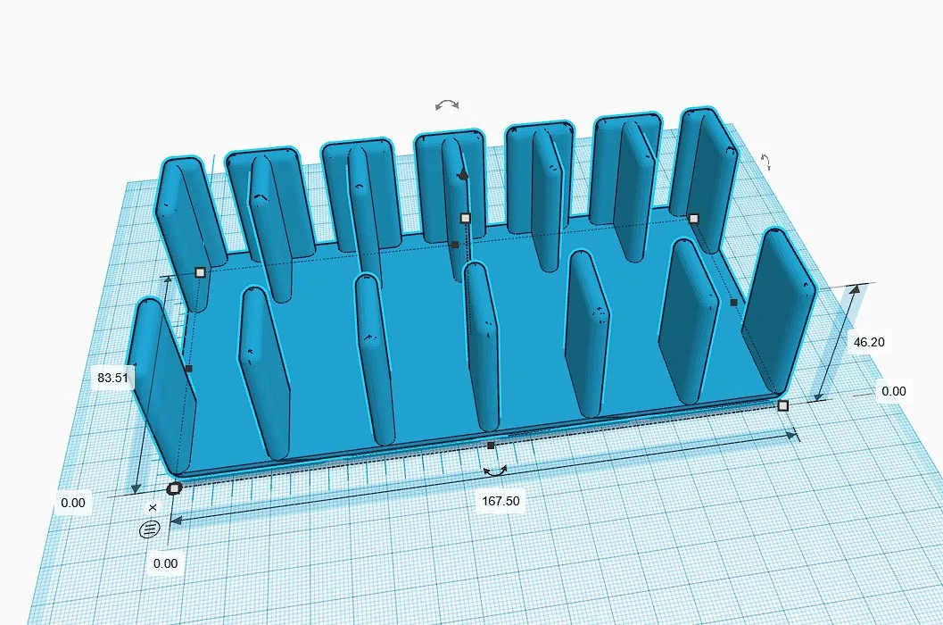 Gridfinity Modular Kitchen Knife Rack by Bruce Sutherland | Download ...