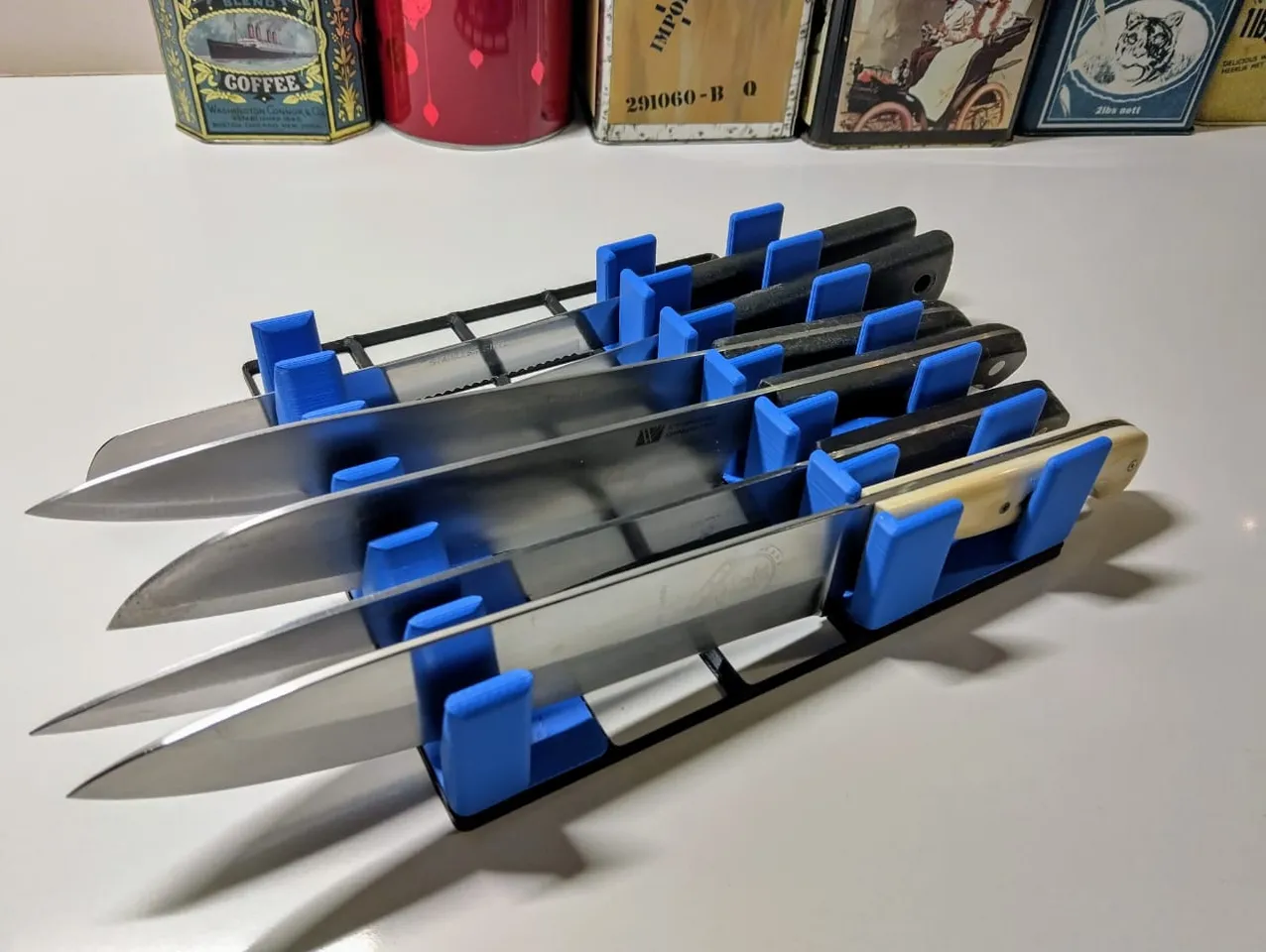 Gridfinity Modular Kitchen Knife Rack by Bruce Sutherland | Download ...