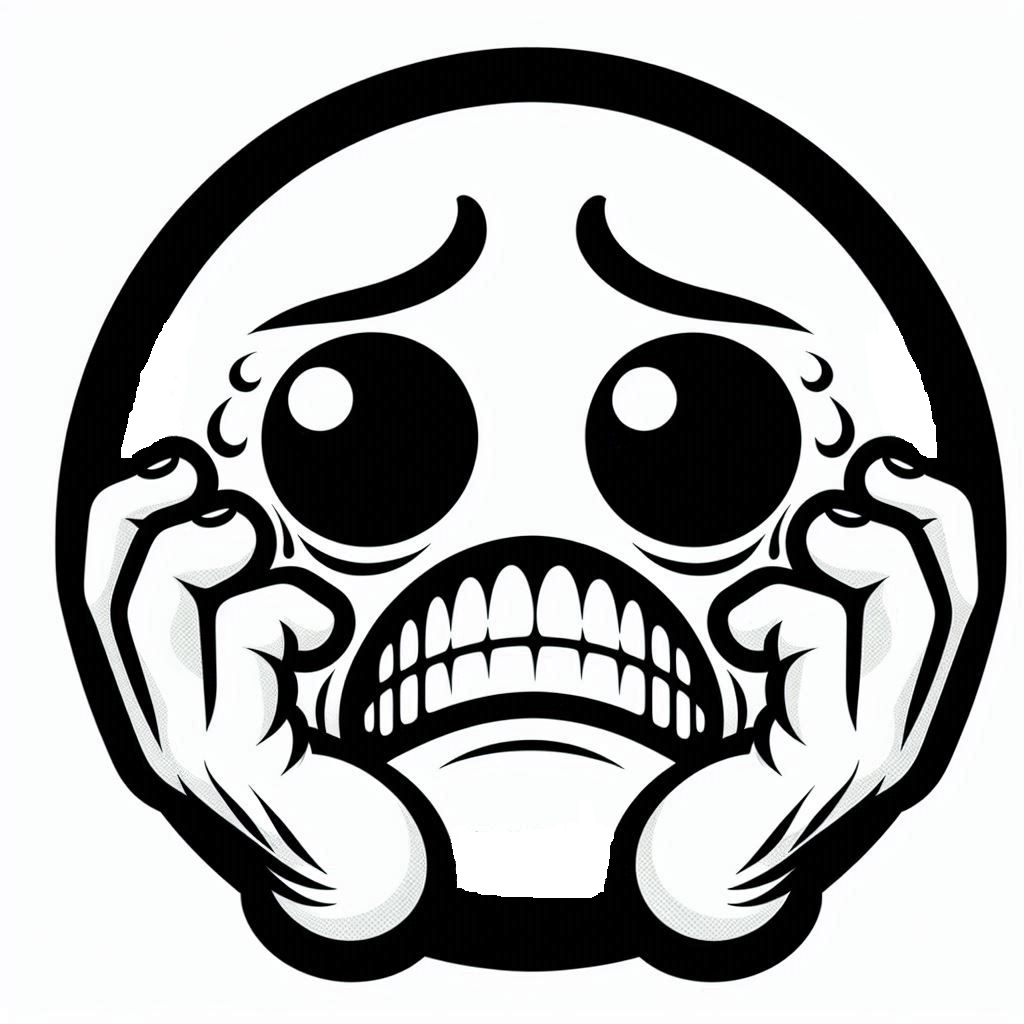Emoji - Fear by Eva Máčová | Download free STL model | Printables.com