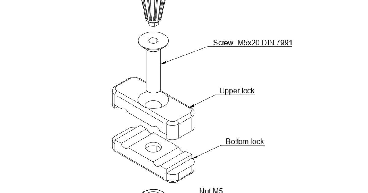 Backpack Lock system by 3DProvide | Download free STL model ...