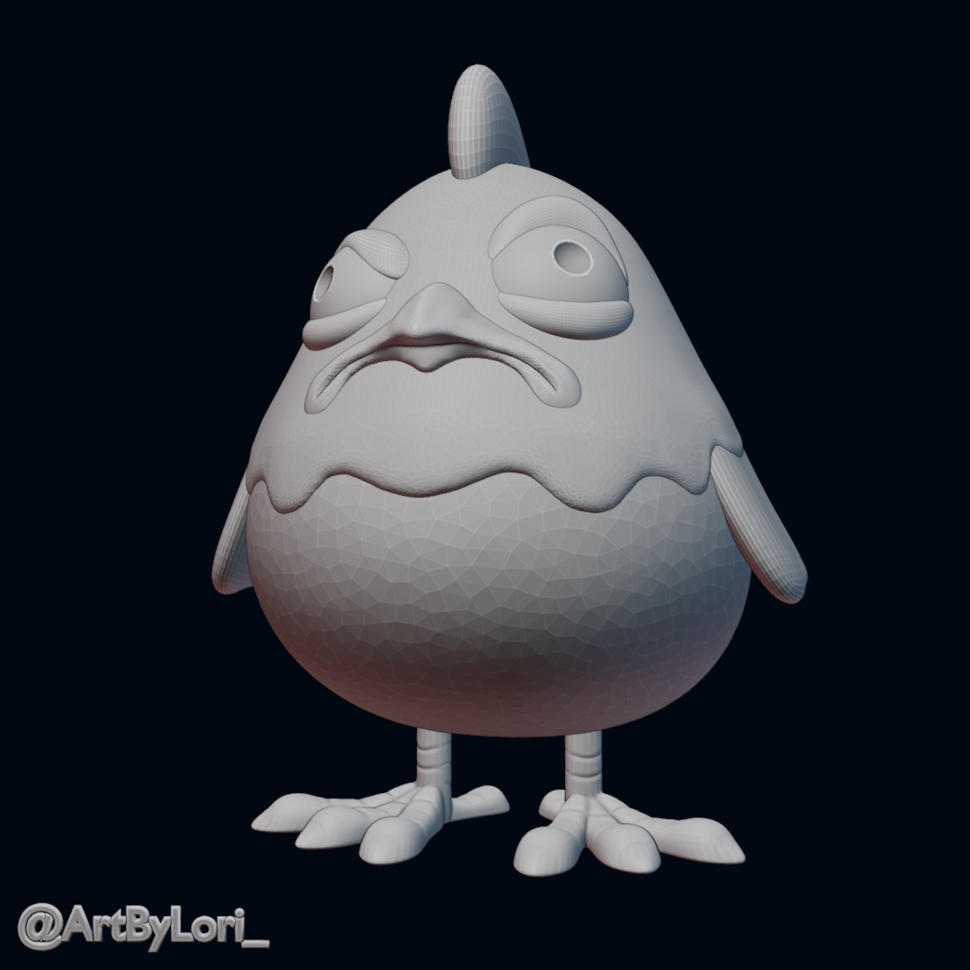 Angry Chicken by ArtByLori | Download free STL model | Printables.com
