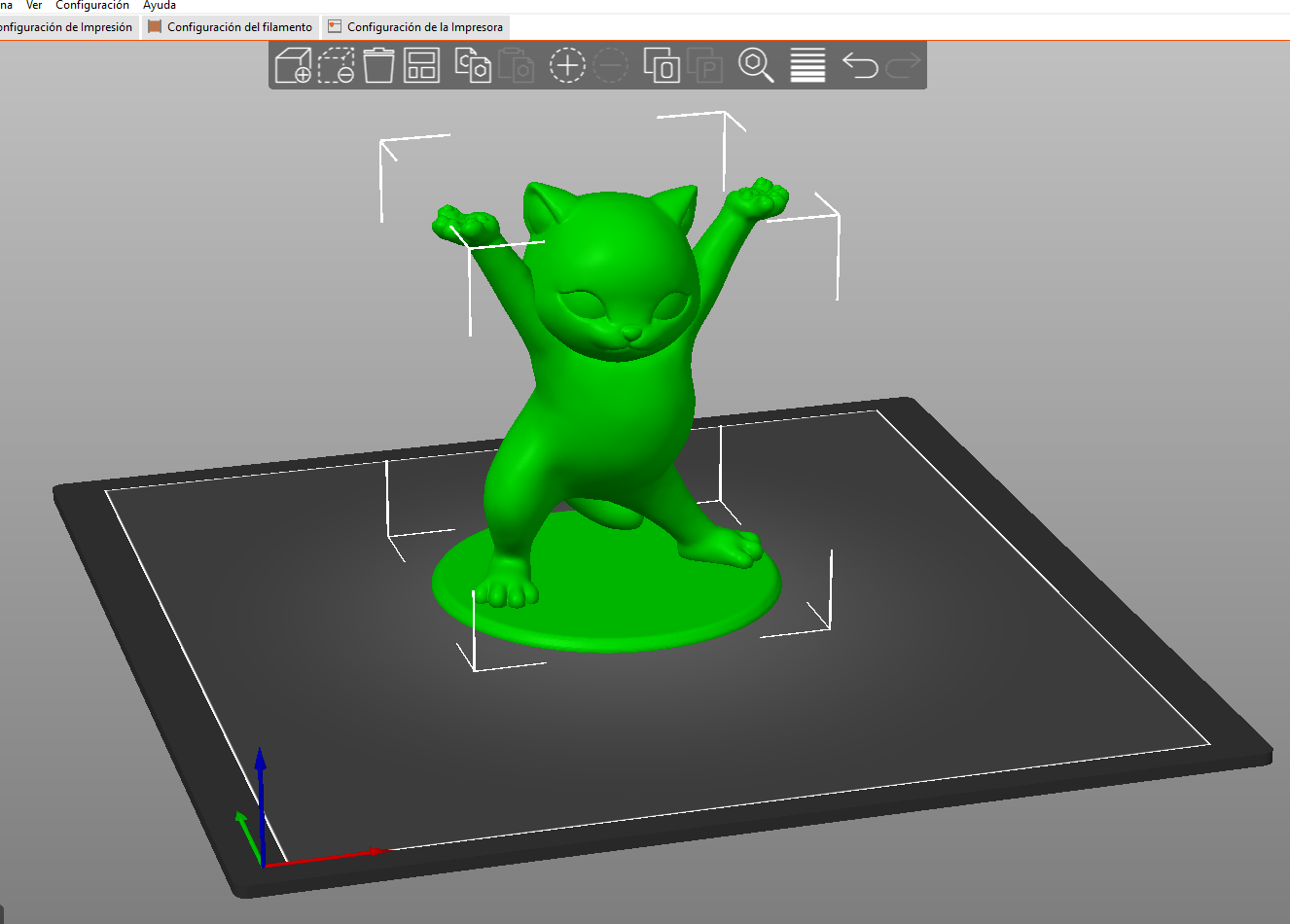 gato base patitas arriba by JFML | Download free STL model | Printables.com