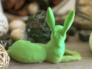 Laying Down Bunny Rabbit by DeMamba Prints | Download free STL model ...