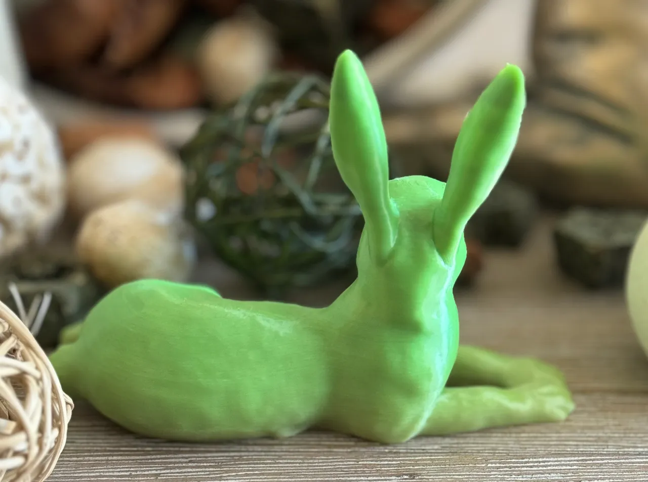 Laying Down Bunny Rabbit by DeMamba Prints | Download free STL model ...