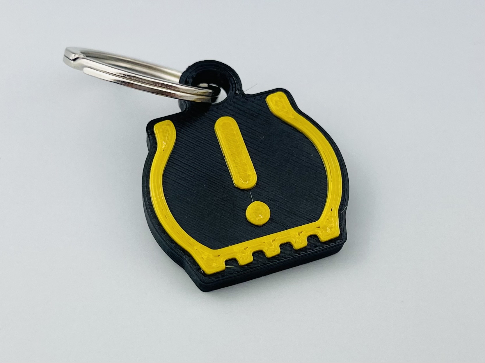 Tire Pressure Warning Light KeyChain by MrViddy | Download free STL ...