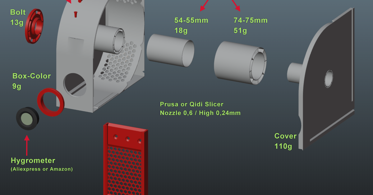 MDS Material Drybox System 2024 by James Bont | Download free STL model ...