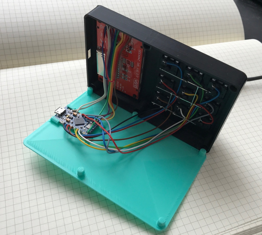 Custom Mechanical Keypad with Display by JayFiDev | Download free STL ...