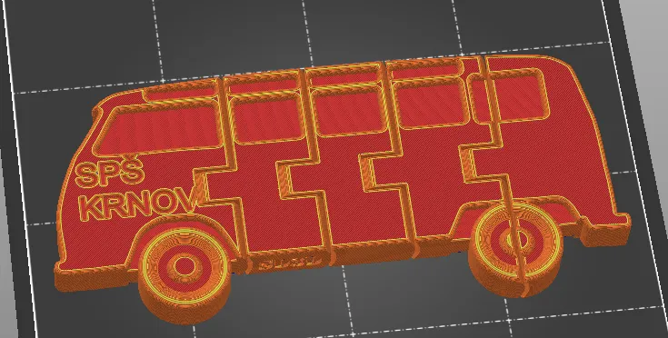 Flexi bus s nápisem by Wiggin | Download free STL model | Printables.com
