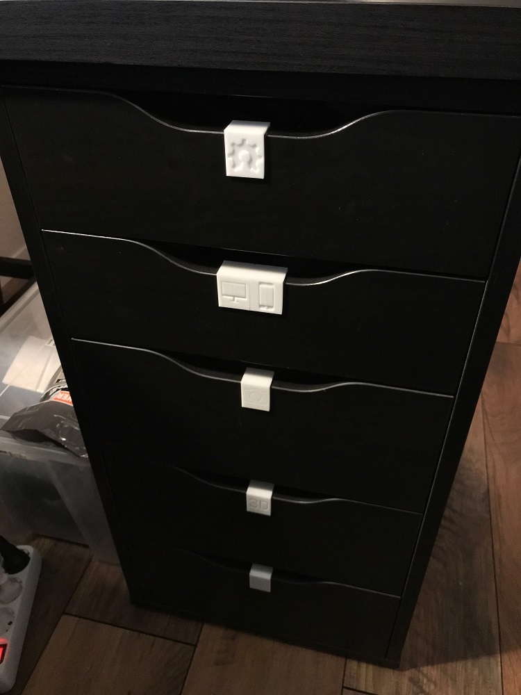 IKEA ALEX - Drawer Labels by JayFiDev | Download free STL model ...