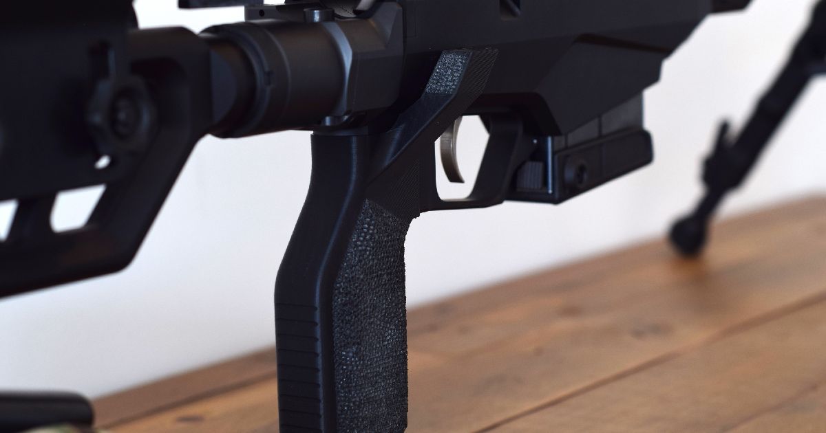 Tikka TAC A1 vertical grip with thumb rest by ludo789456123 | Download ...