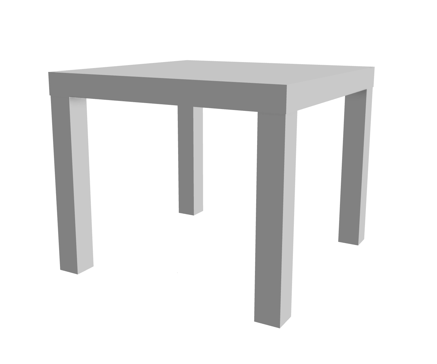 IKEA Lack table 1:10 scale by imkasper | Download free STL model ...