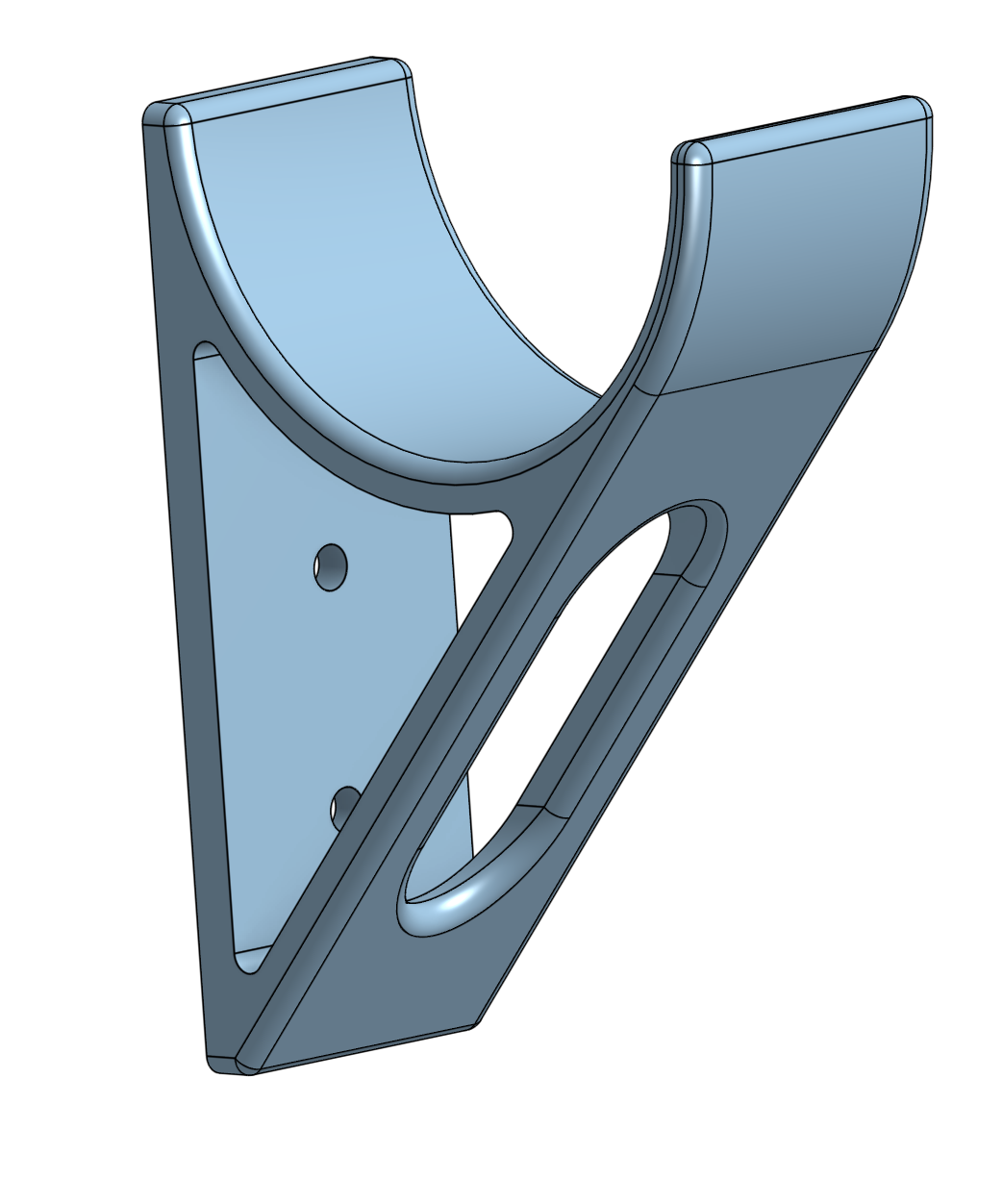 Cable holder (wall mount) by Collin Edington | Download free STL model ...