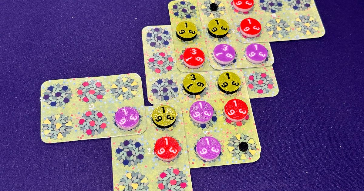 Orchard Fruit Counter Tokens by olivvybee | Download free STL model ...