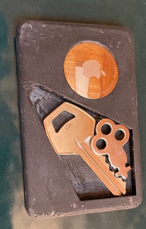 Apple Airtag and Spare Keys Wallet Card by 0g1dn3w | Download free STL ...