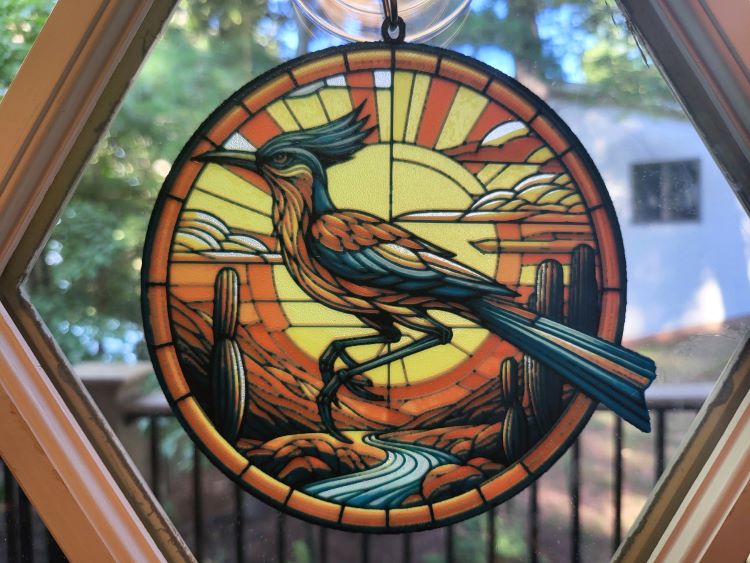 HueForge Stained Glass Roadrunner by tlavedas | Download free STL model ...