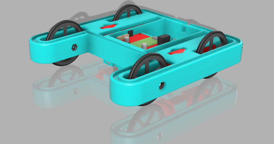 XRP 4 Wheel Drive Chassis Upgrade by John1102 | Download free STL model ...