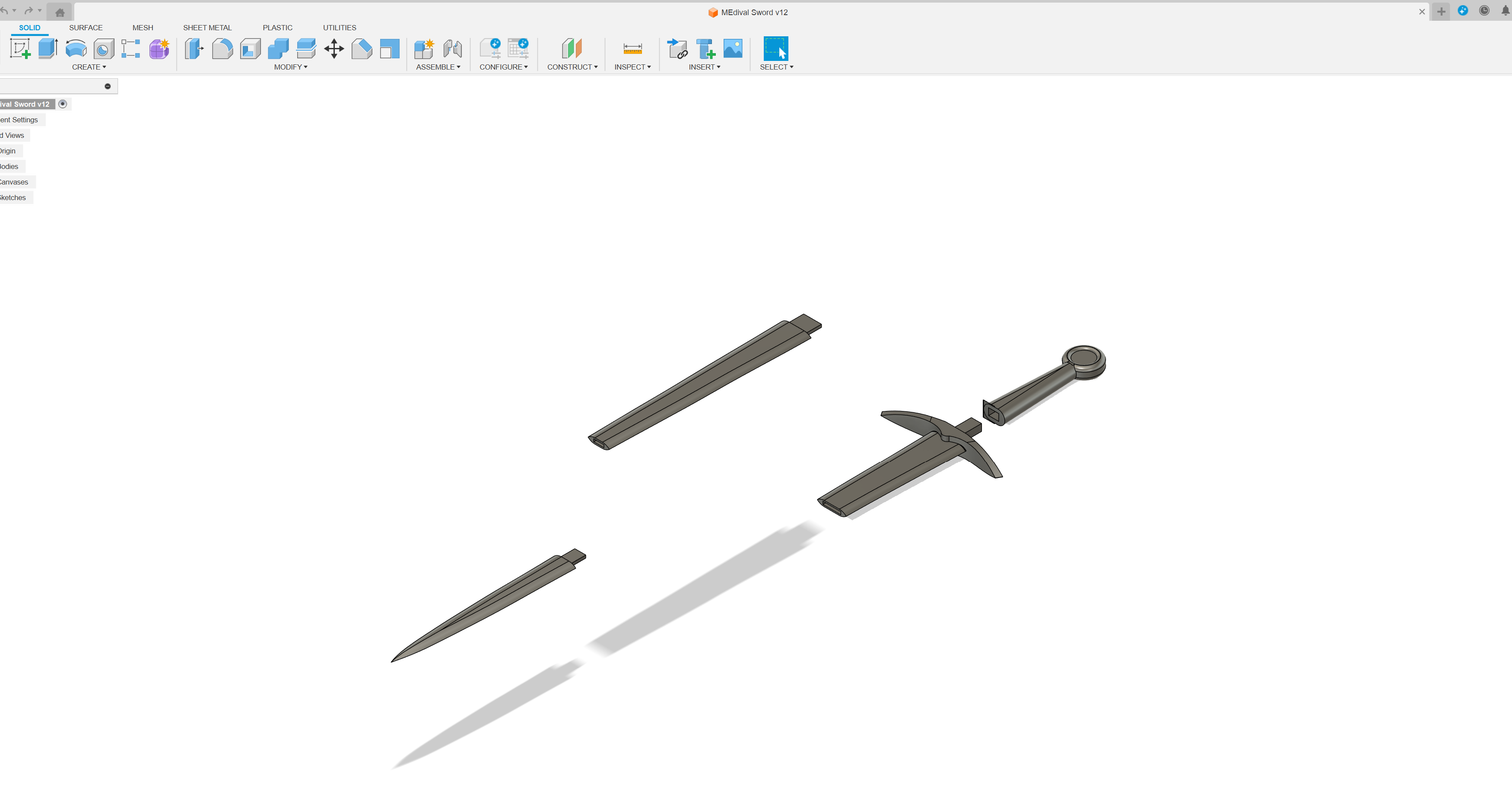 Medival Knight sword by Tech Solutions 3D | Download free STL model ...