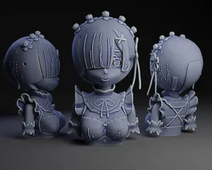 Rem - Re: Zero by Peter Farell | Download free STL model | Printables.com