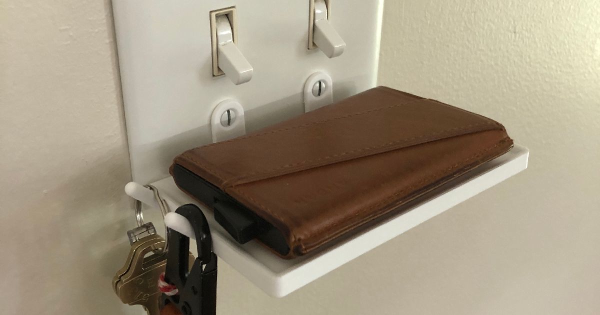 2 Gang Key and Wallet Holder by Shu | Download free STL model ...