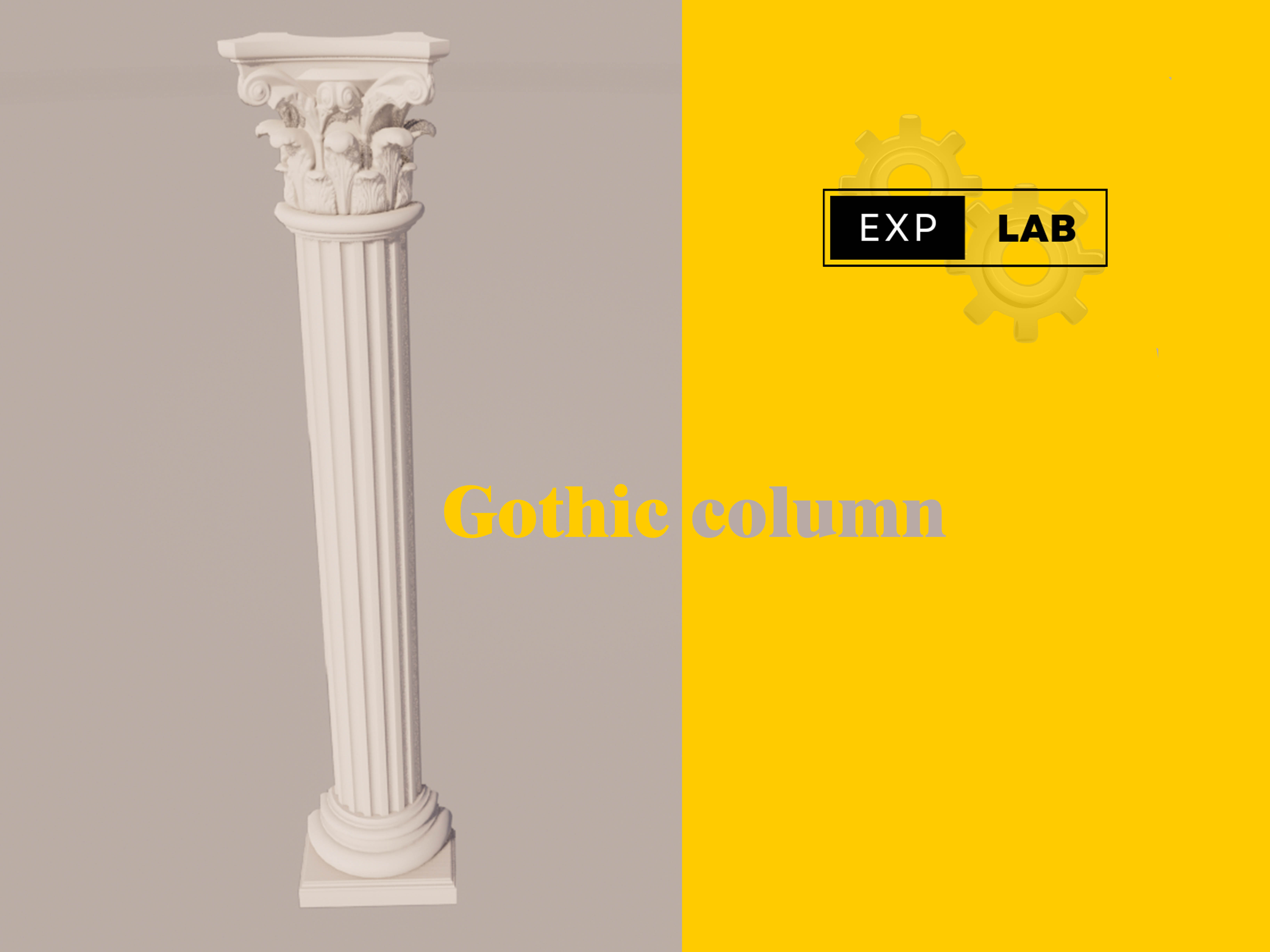 Gothic column 01 by Exp-lab | Download free STL model | Printables.com