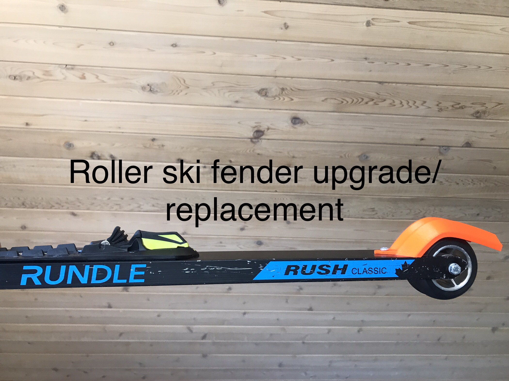 roler ski fender by Prusamini+ | Download free STL model | Printables.com