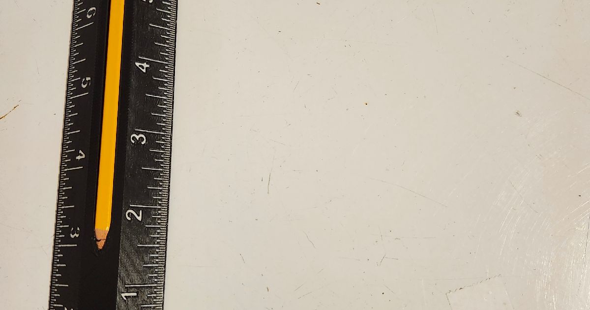 Square Ruler - Inches and Metric - Pencil Sharpener and Holder by ...