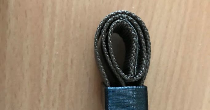 Strap keeper by Erik | Download free STL model | Printables.com