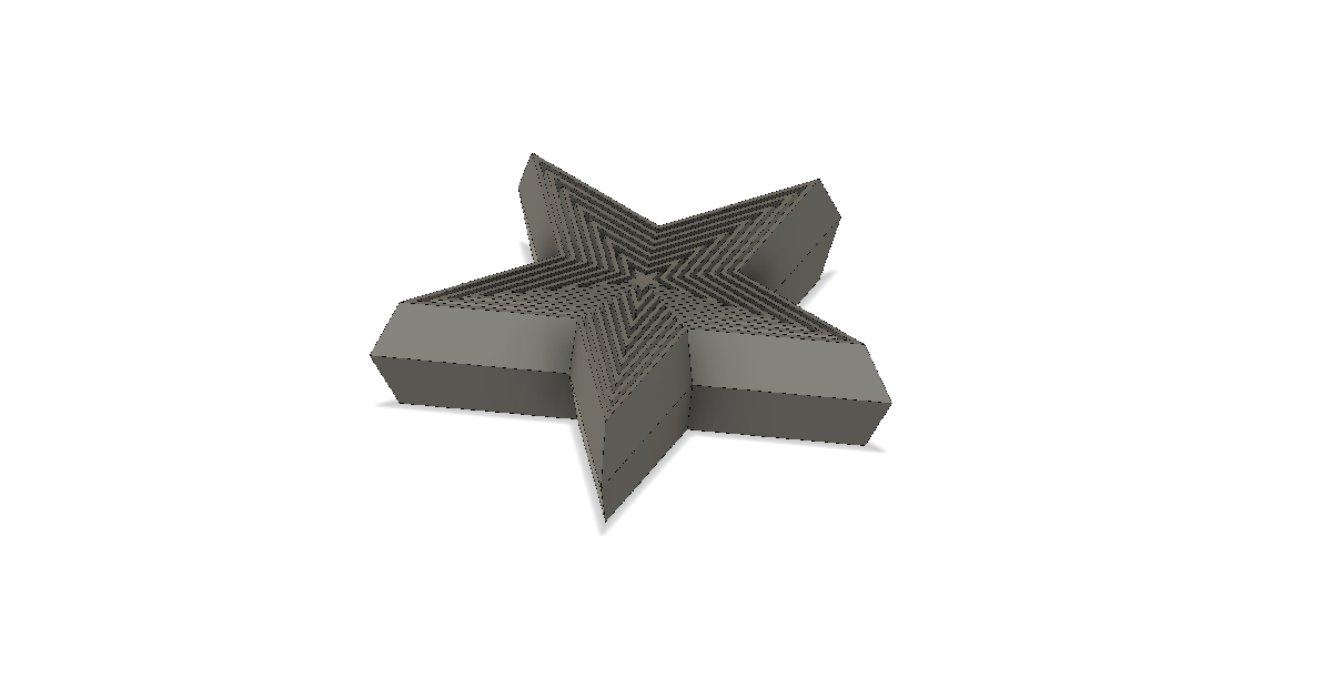 5 Point Fidget Star by richspencer71 | Download free STL model ...