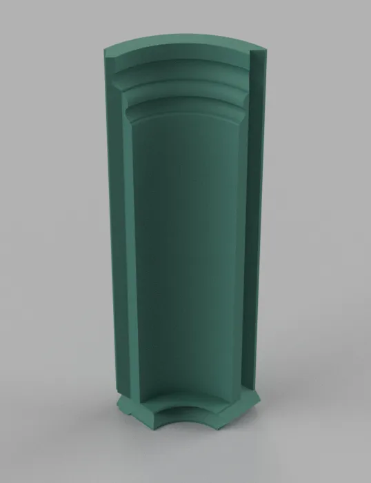Smooth column candle mold by lukas89one | Download free STL model ...