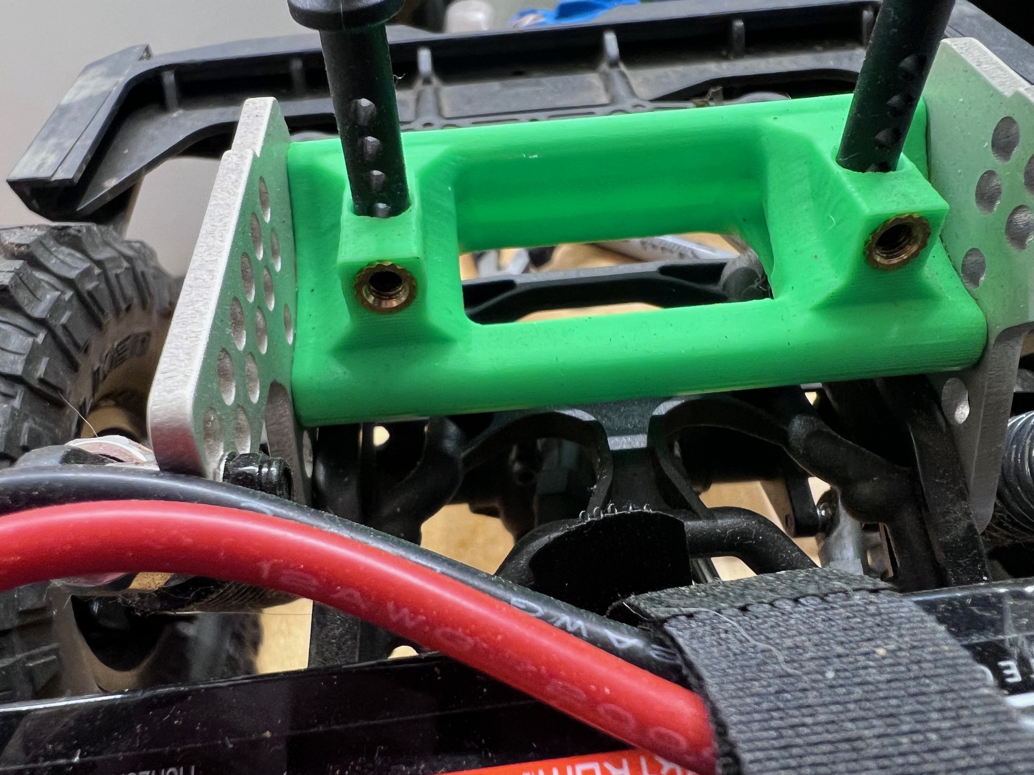 Rock Pirates RC Rear Shock Mount Body Hanger -- Axial SCXiii Basecamp ...