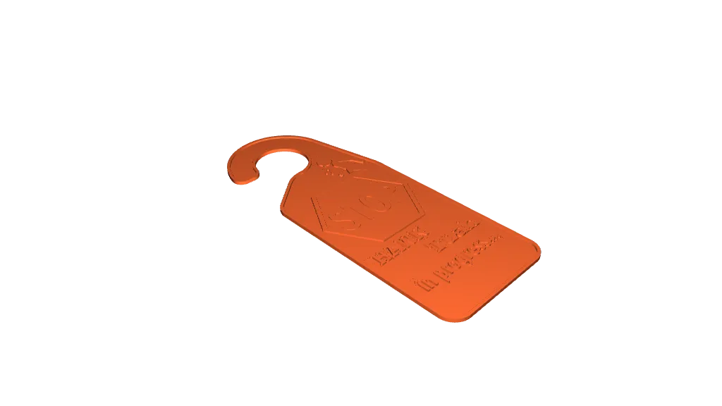 Hawk Tuah Door Hanging Stop Sign (Single filament printer friendly) by ...