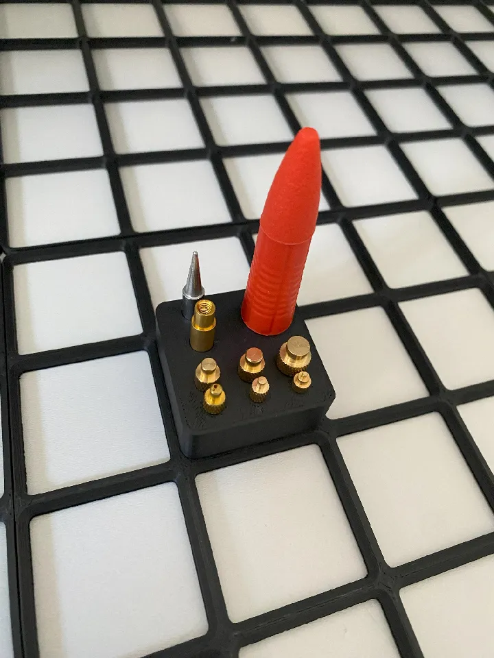 Simple Gridfinity Heat Set Insert Tip Organiser by Igelhacker | Download free STL model ...