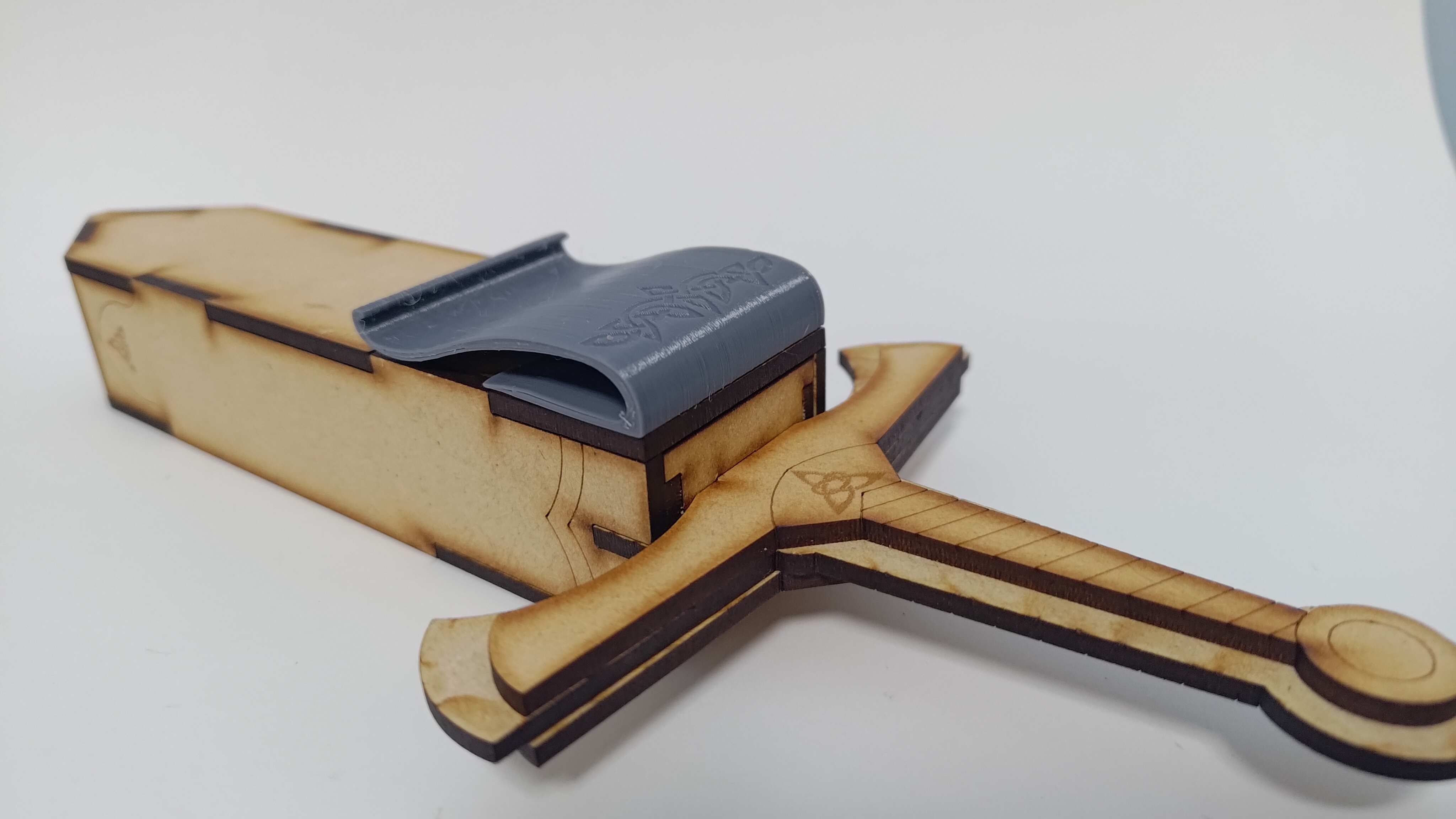 Belt Clip for Laser Cut Dagger Dice Box by Jamie Ford | Download free ...