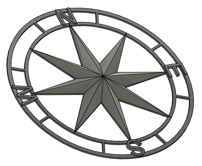 Compass 3D by DickF | Download free STL model | Printables.com