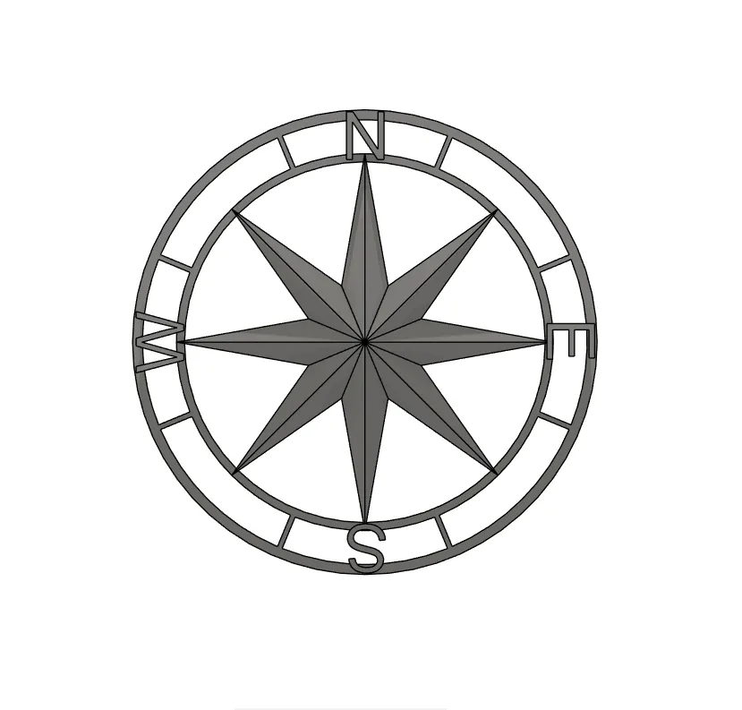 Compass 3D by DickF | Download free STL model | Printables.com