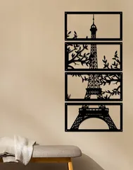 Eiffel Tower Paris 2D Wall Art by stefwxters | Download free STL model ...