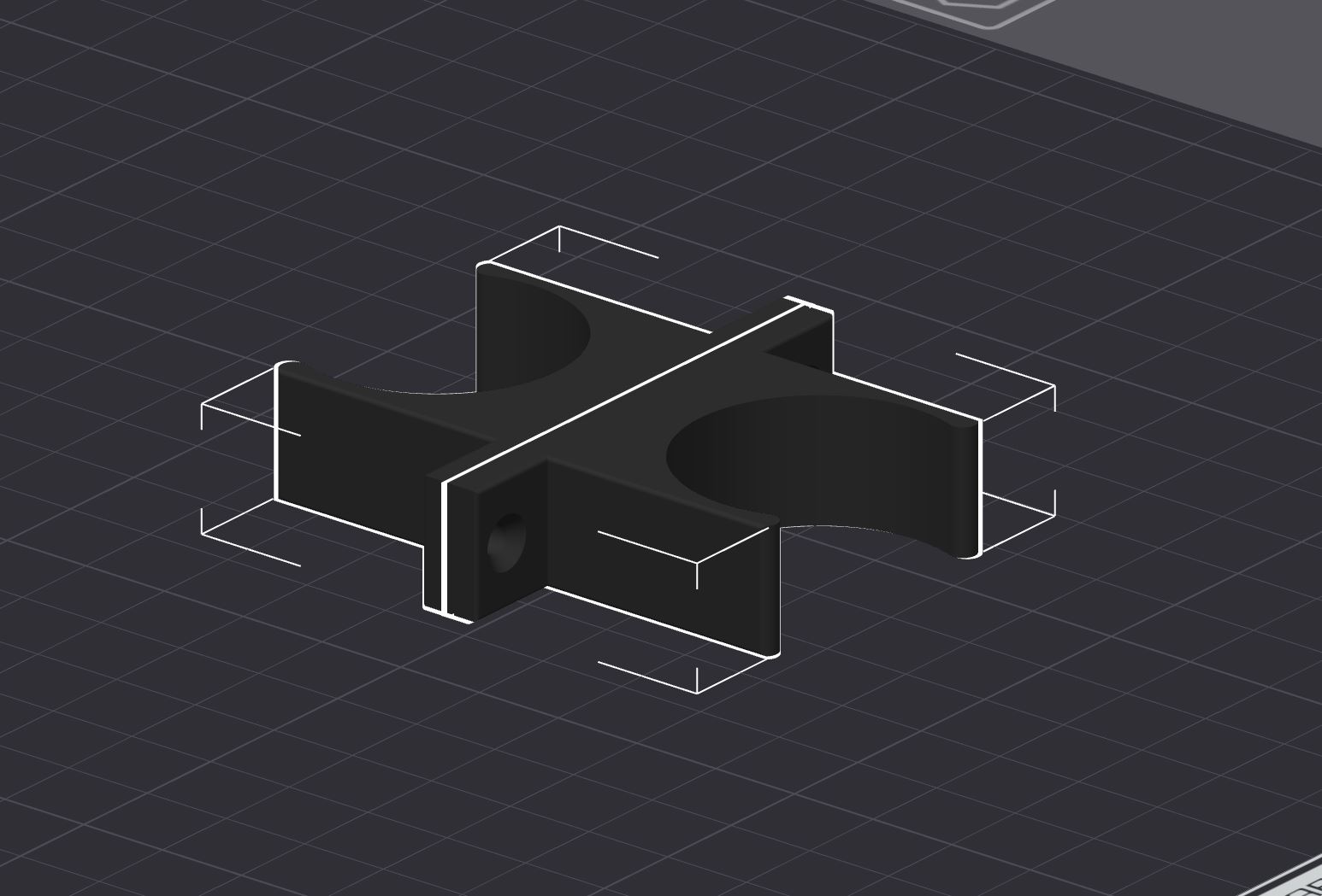 double pipe holder 30mm by scotty24 | Download free STL model ...