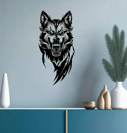 Wolf Head Wall Art by Jura Švébiš | Download free STL model ...