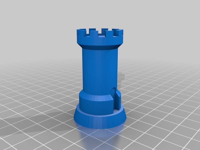 Rook Chess Piece by apalexander | Download free STL model | Printables.com