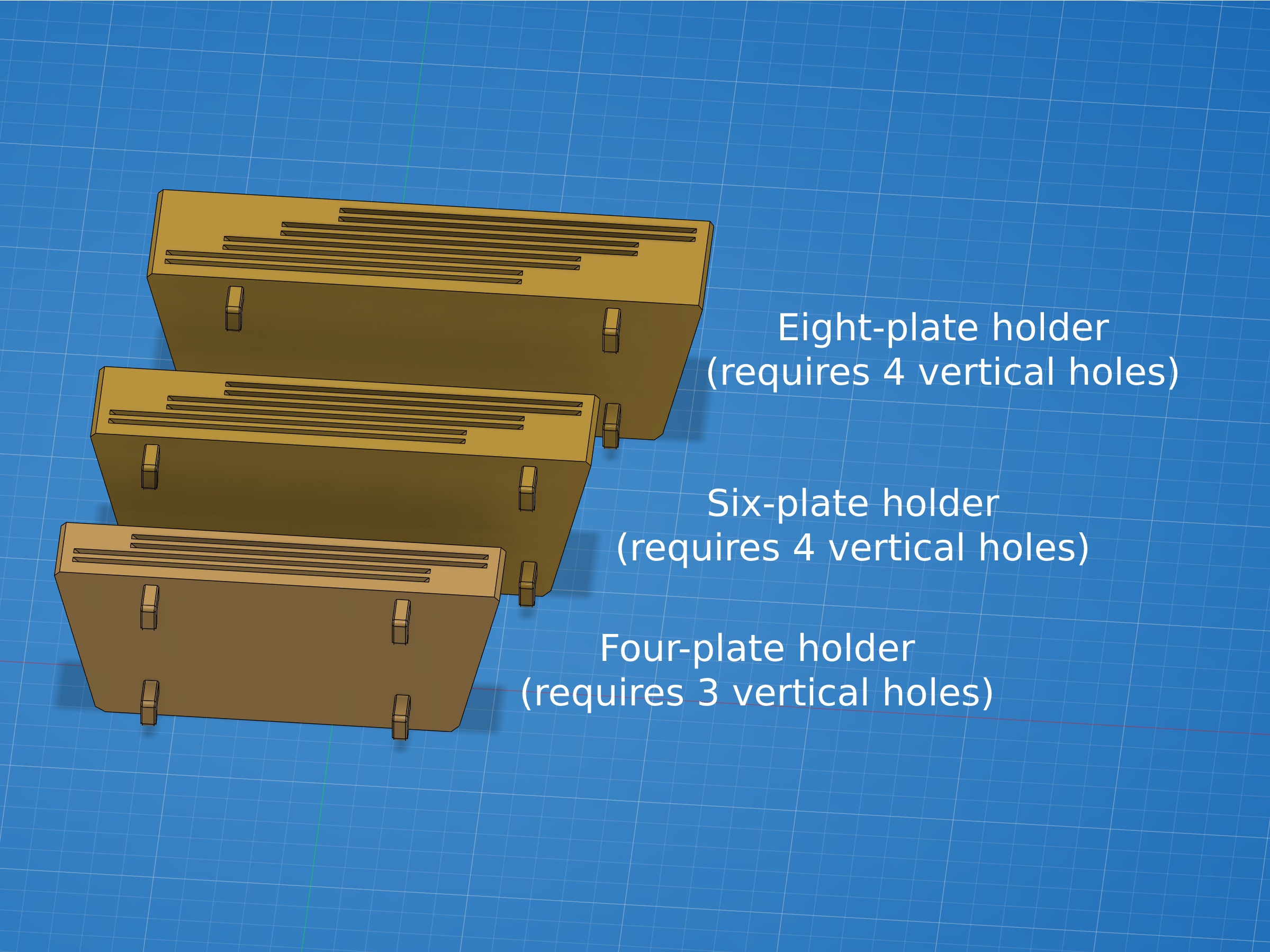 Compact Bambu Lab Plate Holder for Skadis Boards (X1/P1/A1) by ...