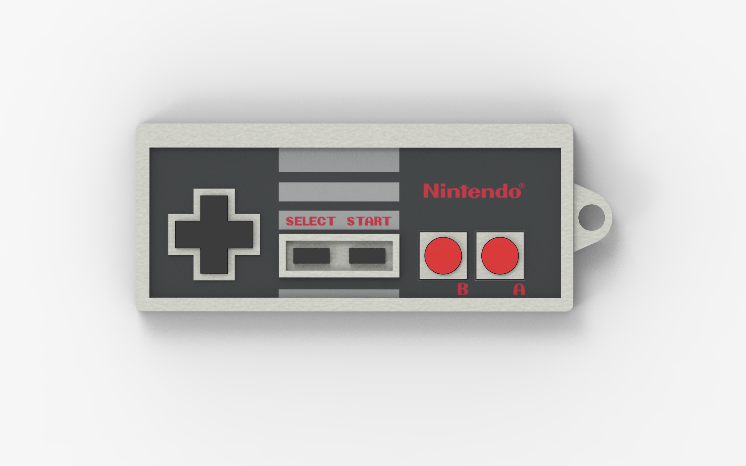 Controller NES Nintendo Keychain by Info Sakkez | Download free STL ...