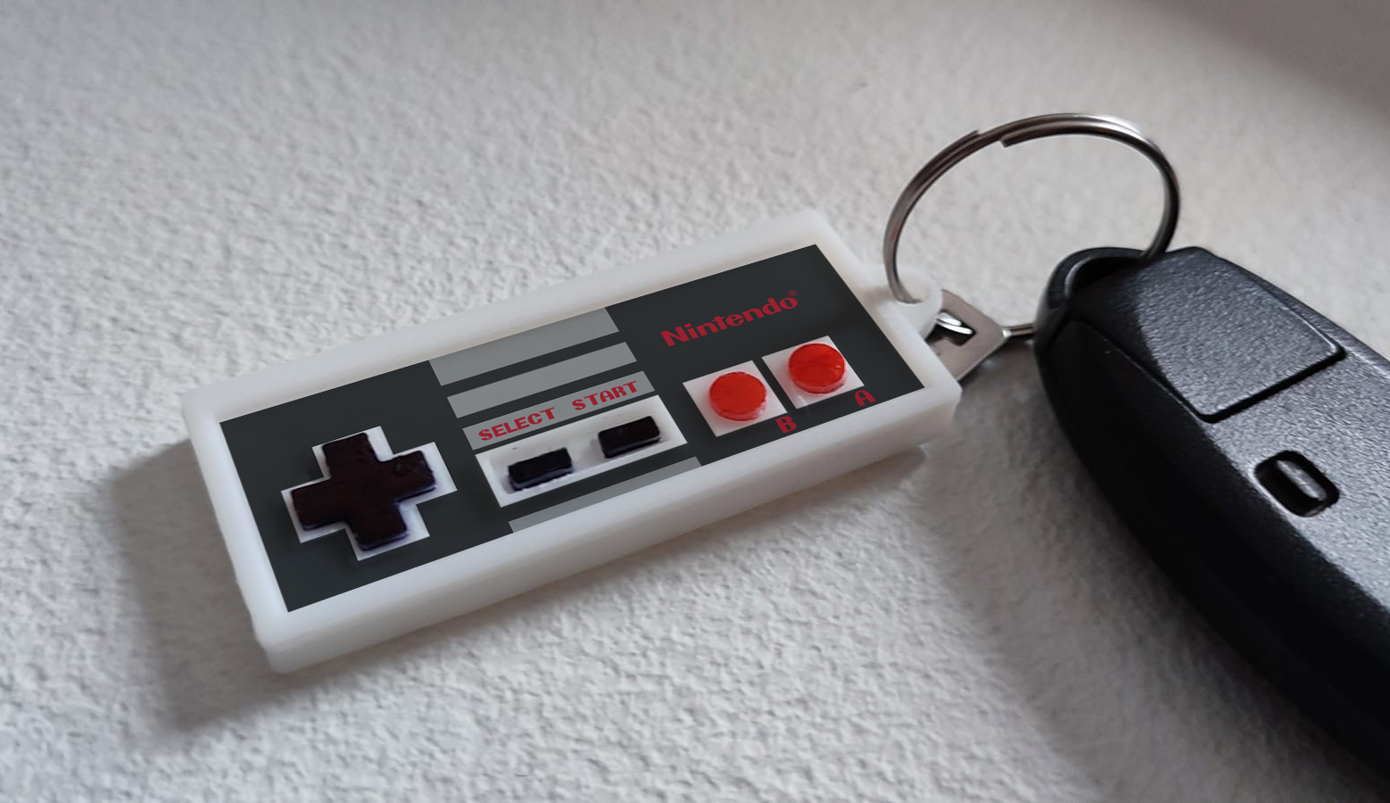Controller NES Nintendo Keychain by Info Sakkez | Download free STL ...