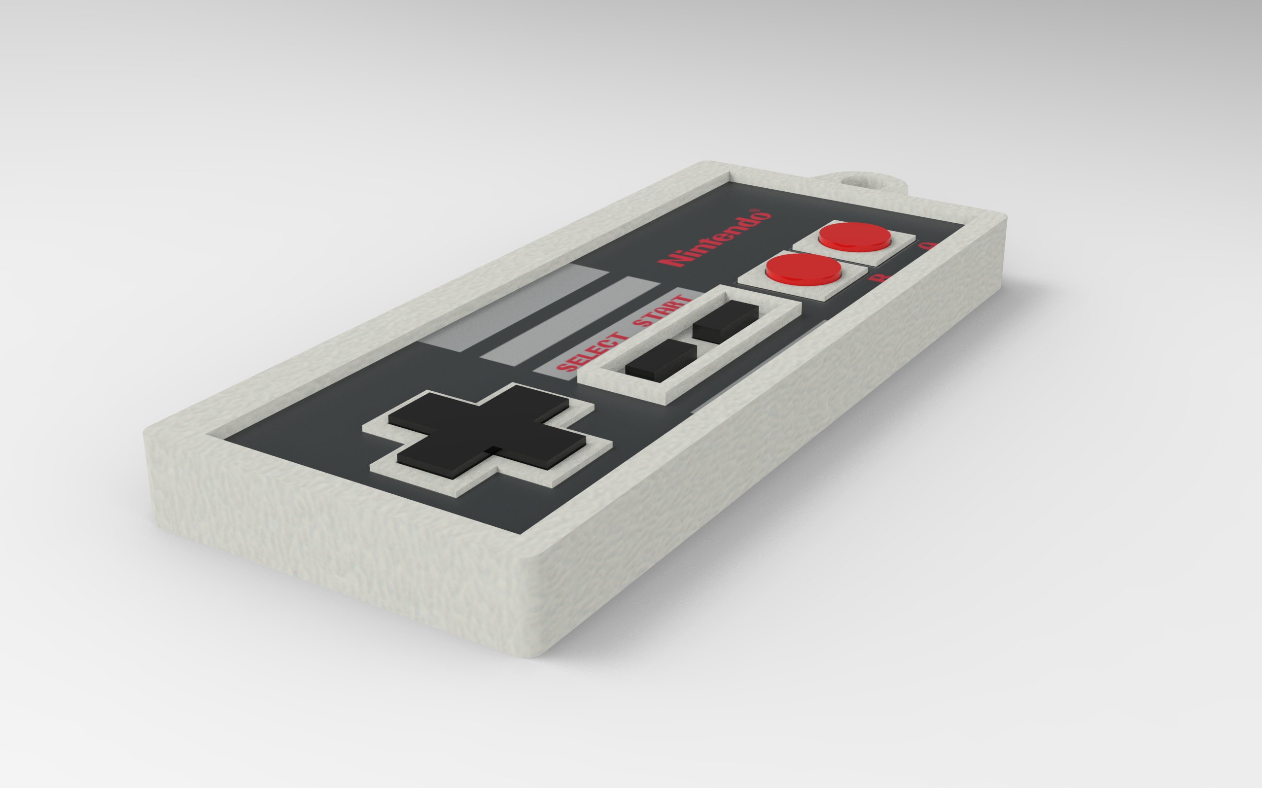 Controller NES Nintendo Keychain by Info Sakkez | Download free STL ...