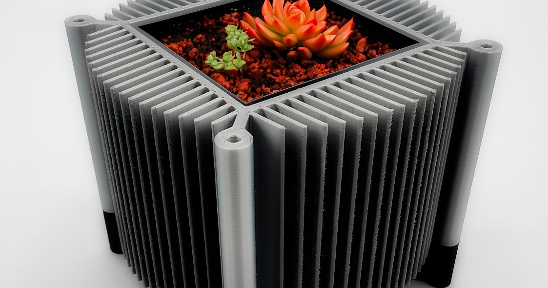 Heat-Sink Vase by Sparks3D | Download free STL model | Printables.com