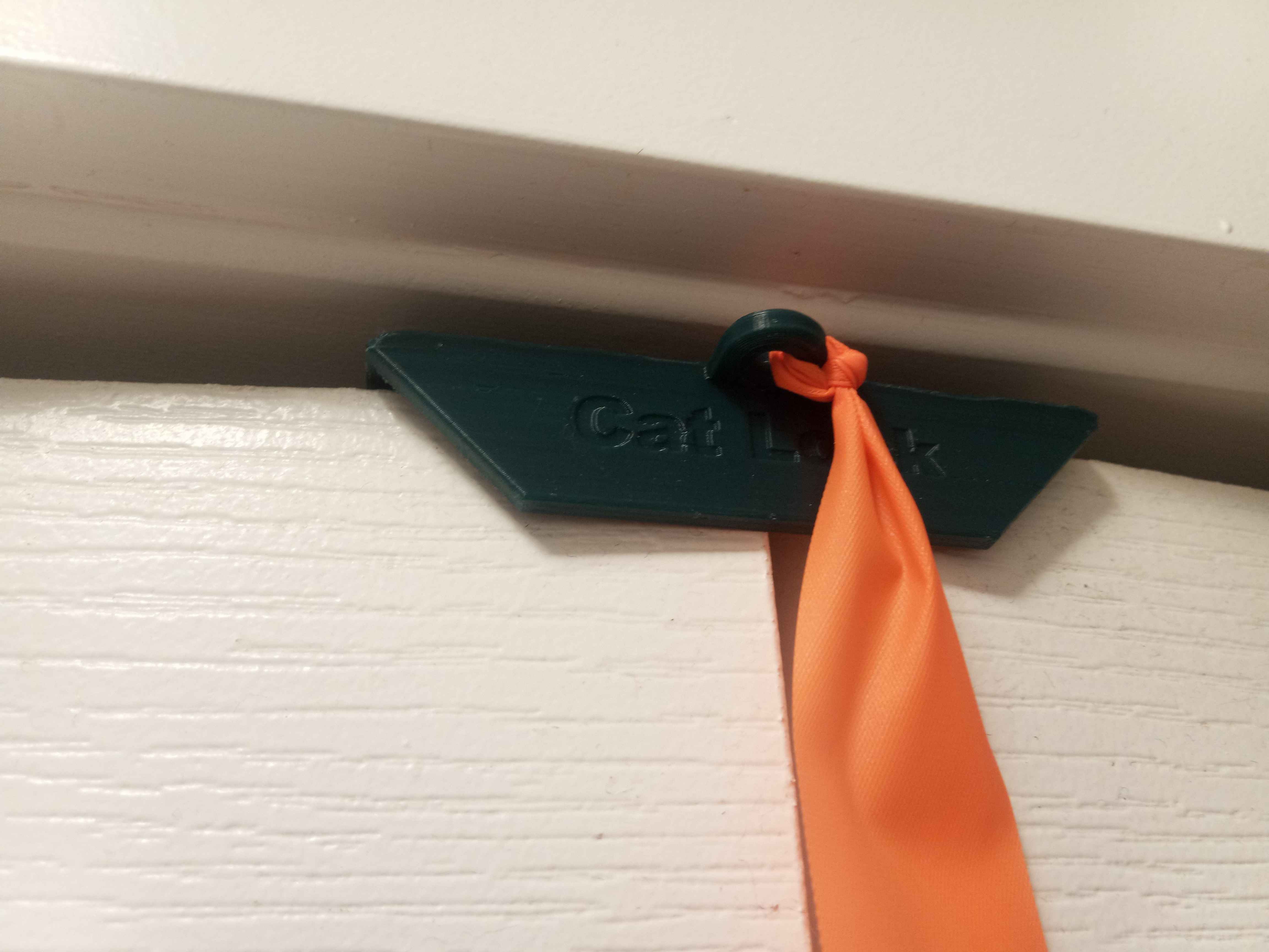 Cat Lock with Loop Attachment by NachoPunchingBag | Download free STL ...