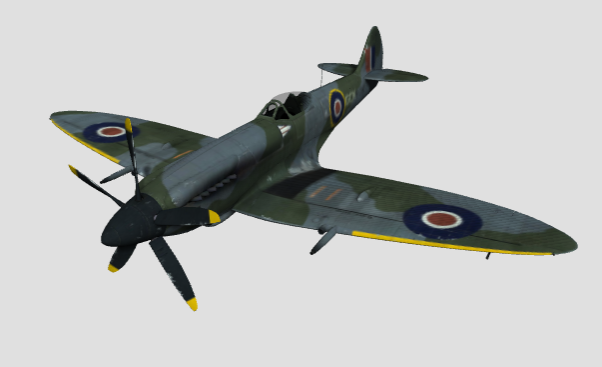 Spitfire-F MK XIVe British fighter by AaronTMG | Download free STL ...