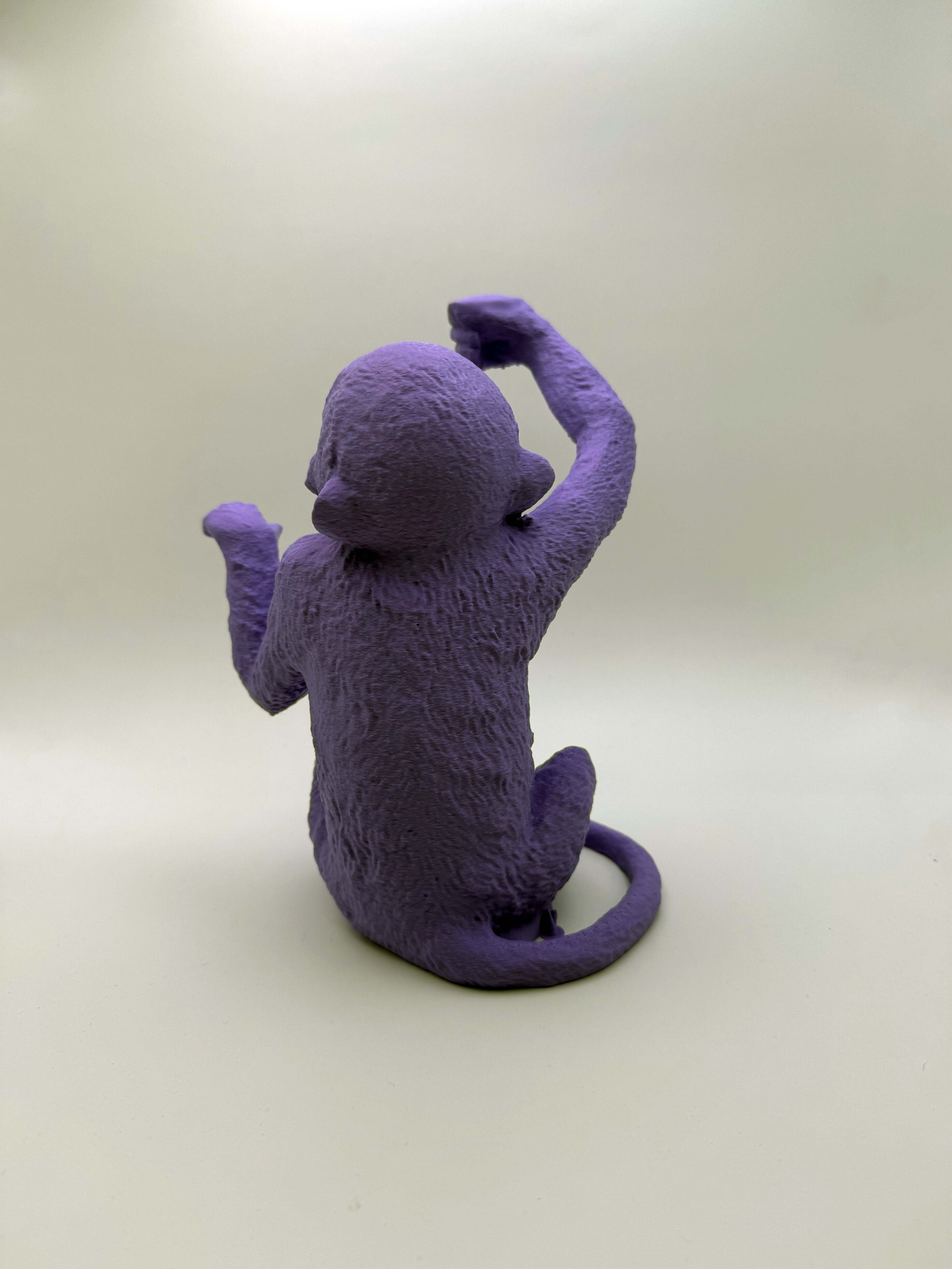 Monkey Sculpture/Statue by Stigern | Download free STL model ...