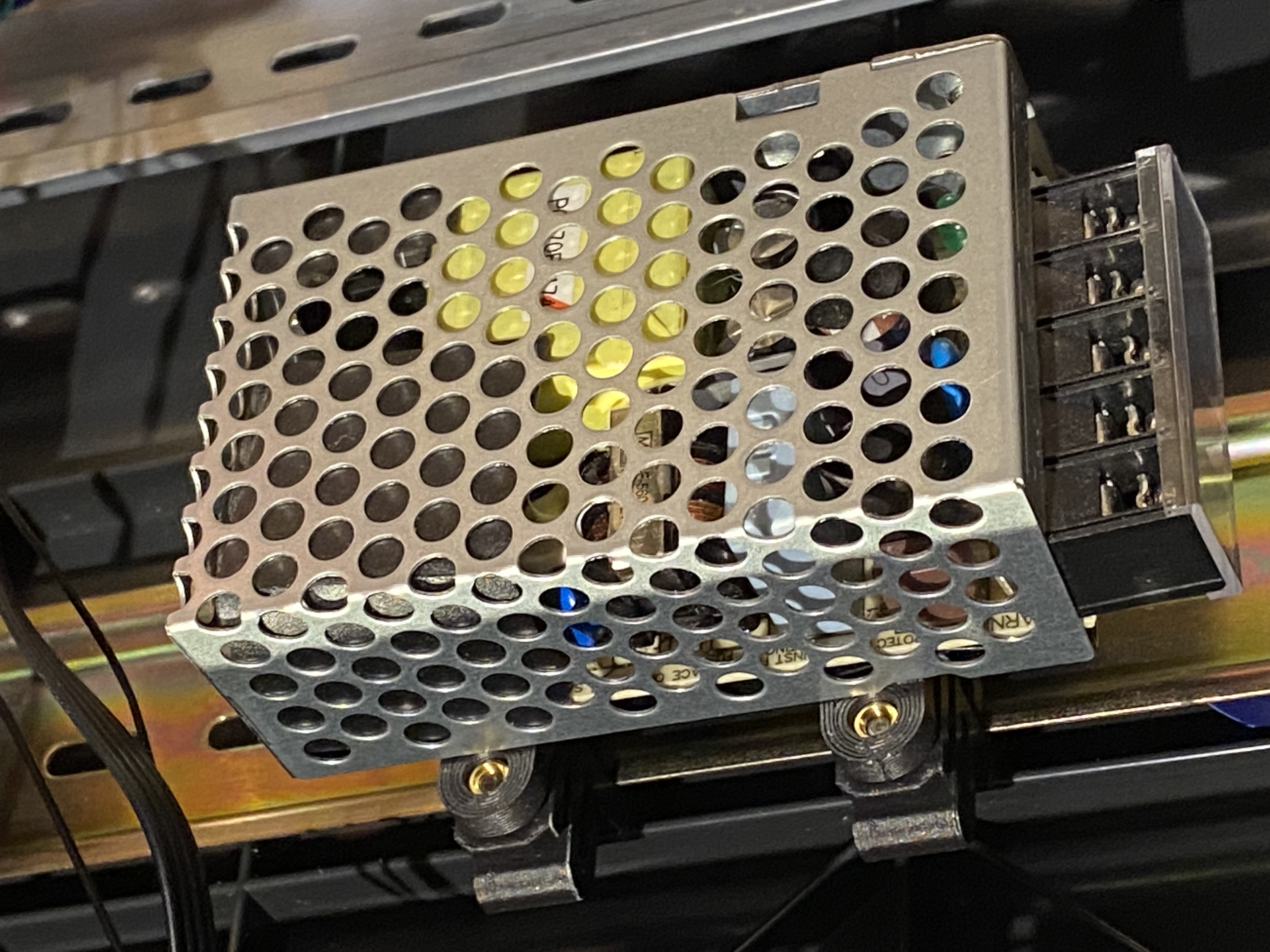 Mean Well RS25 5 PSU Sturdy DIN Rail Mount! Meanwell RS25-5 5v RPi by ...