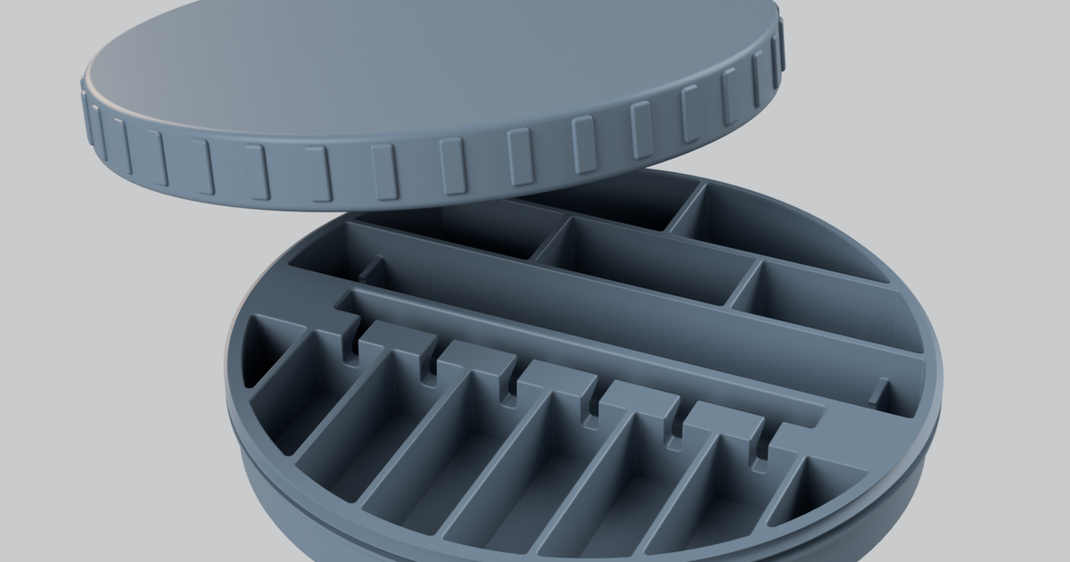 AIO Tackle Box by kkazimk | Download free STL model | Printables.com